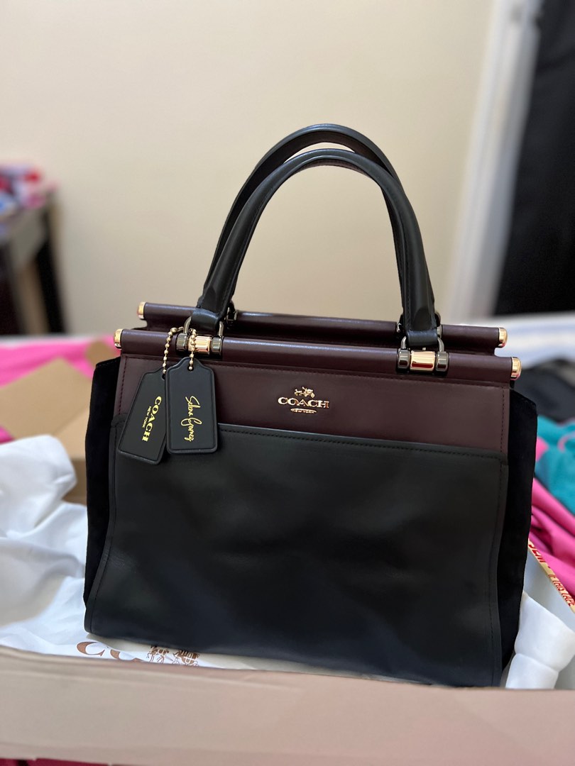 COACH SELENA GRACE BAG LIMITED EDITION in Black Cherry, Luxury, Bags ...
