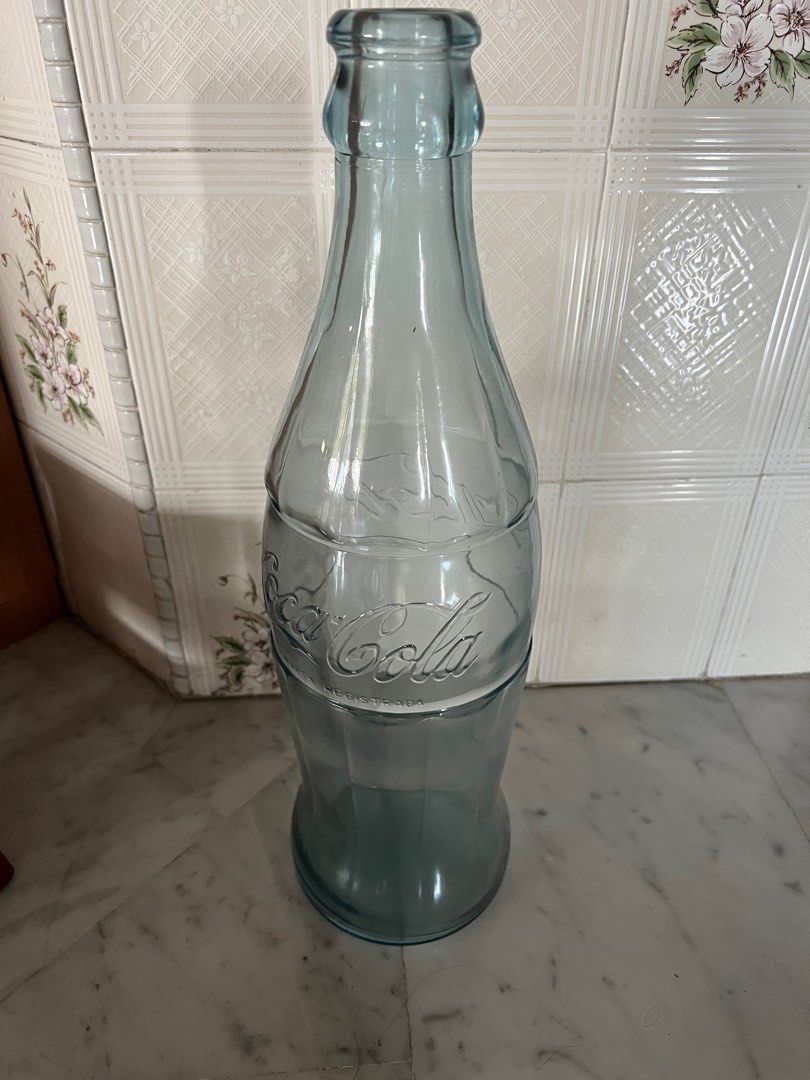 Coca Cola Large Glass Bottle, Hobbies & Toys, Memorabilia ...