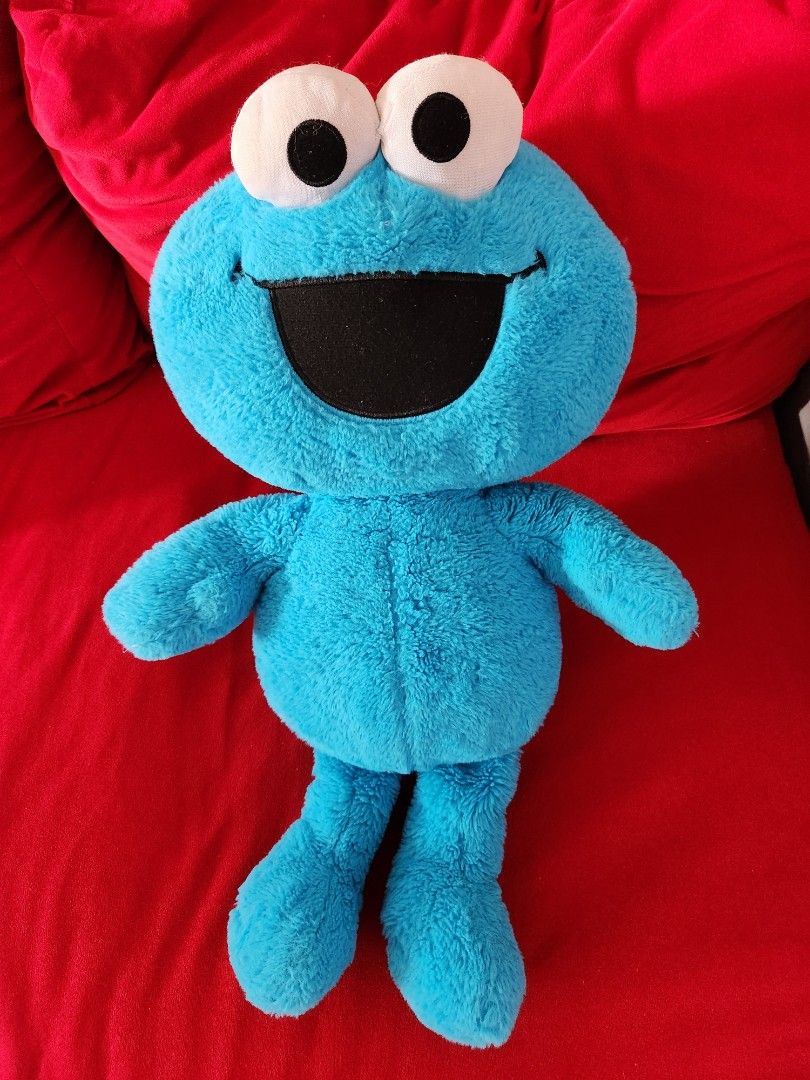 Big Cookie Monster soft toy, Hobbies & Toys, Toys & Games on Carousell
