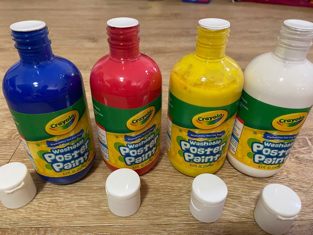Crayola Washable Poster Paint, Hobbies & Toys, Stationery & Craft ...