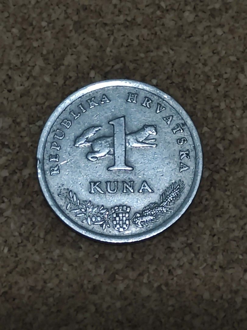 Croatia Coin |1994 1 Kuna, Hobbies & Toys, Memorabilia & Collectibles ...