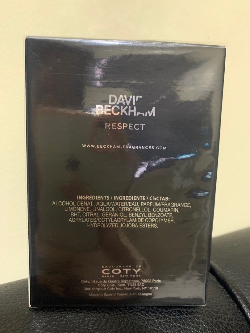 David Beckham - Respect, Beauty & Personal Care, Fragrance & Deodorants ...
