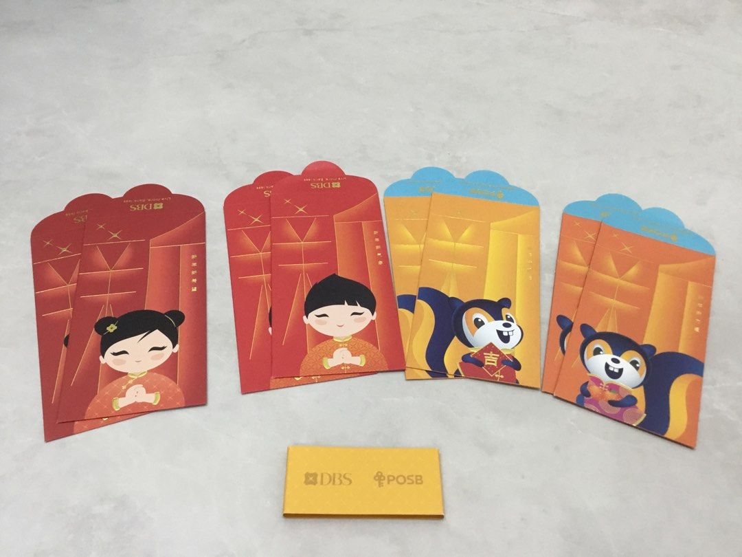 DBS POSB Bank Red Packet Ang Pao Hong Bao CNY Lai Se Fung, Everything Else on Carousell