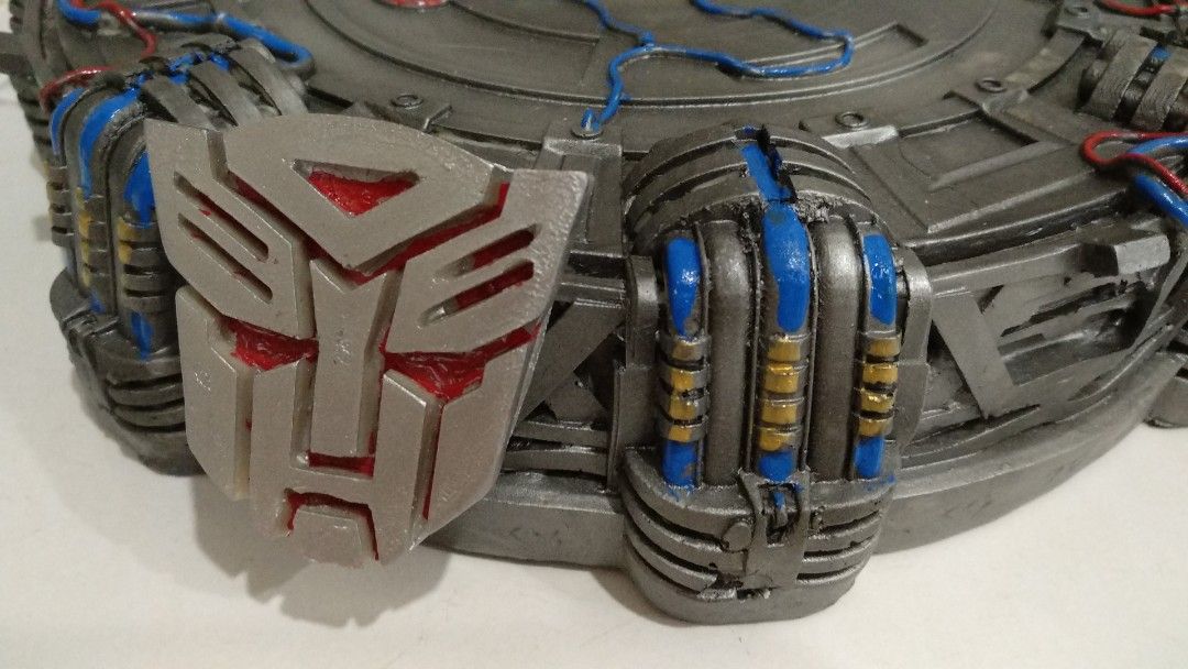 decepticon and autobot transformer display base, Hobbies & Toys, Toys ...