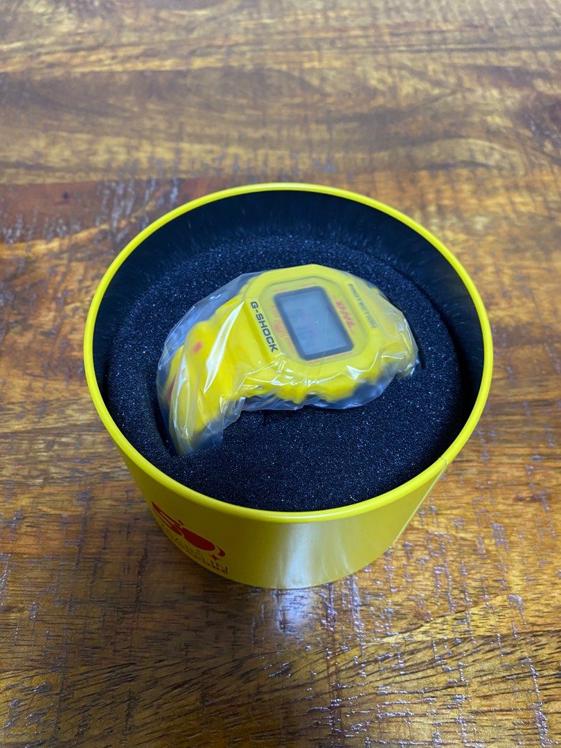 DHL x G-Shock DW-5600DHL22-9DR, Men's Fashion, Watches & Accessories ...