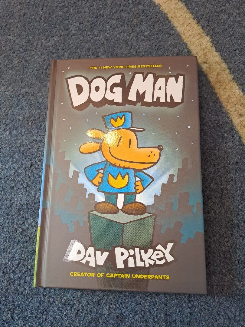 Dog man hard cover book, Hobbies & Toys, Books & Magazines, Children's ...