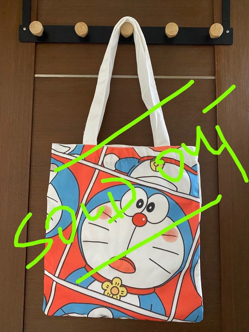 Doraemon Tote Bag, Women's Fashion, Bags & Wallets, Tote Bags on Carousell