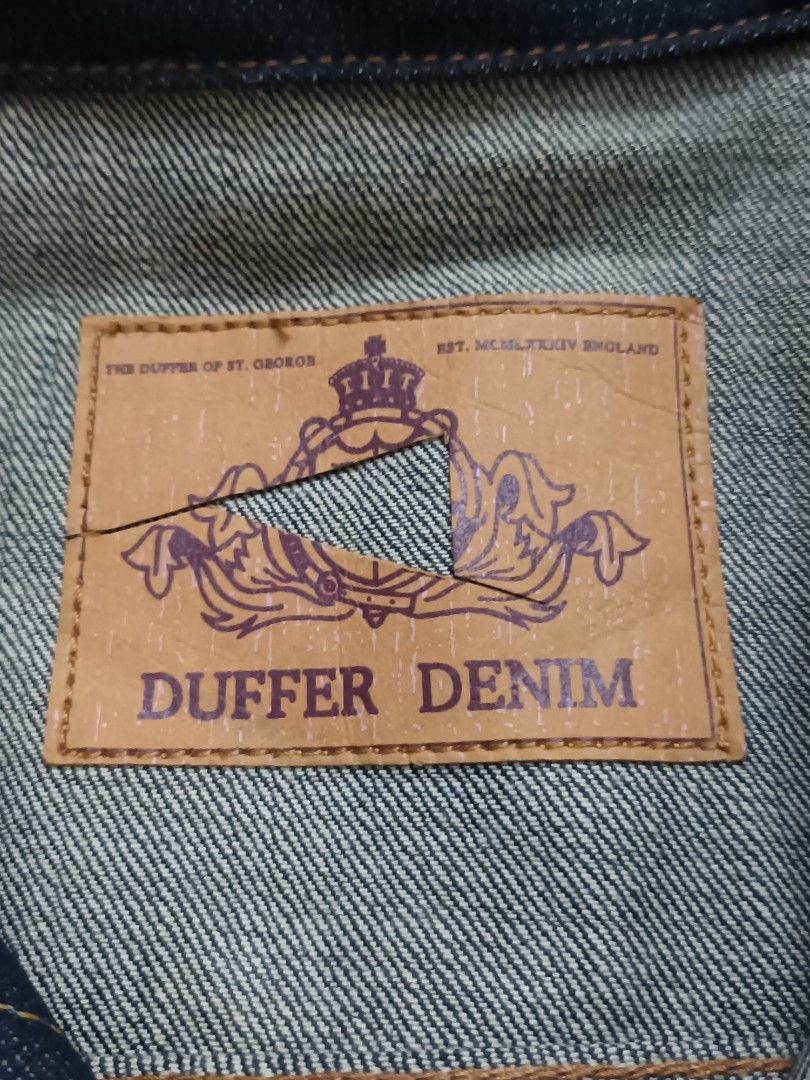 DUFFER DENIM JACKET SELVEDGE, Men's Fashion, Coats, Jackets and ...