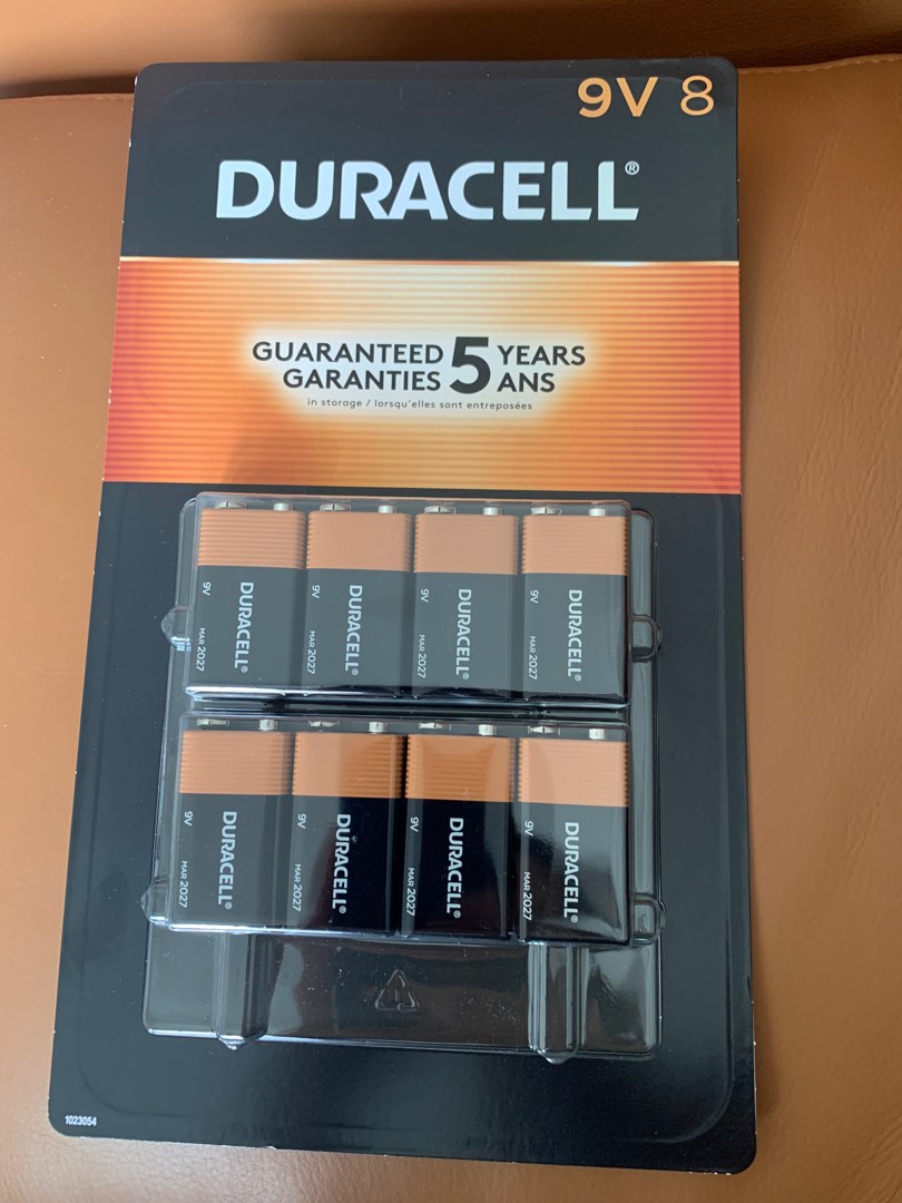 Duracell 9V batteries pack of 8 (new), Photography, Photography ...