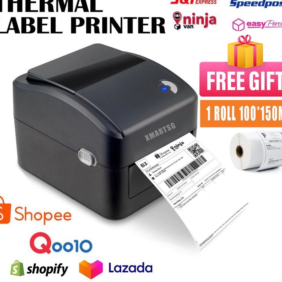 Easylabeltech Thermal Printer USB + WIFI for Waybill Barcode Label ...