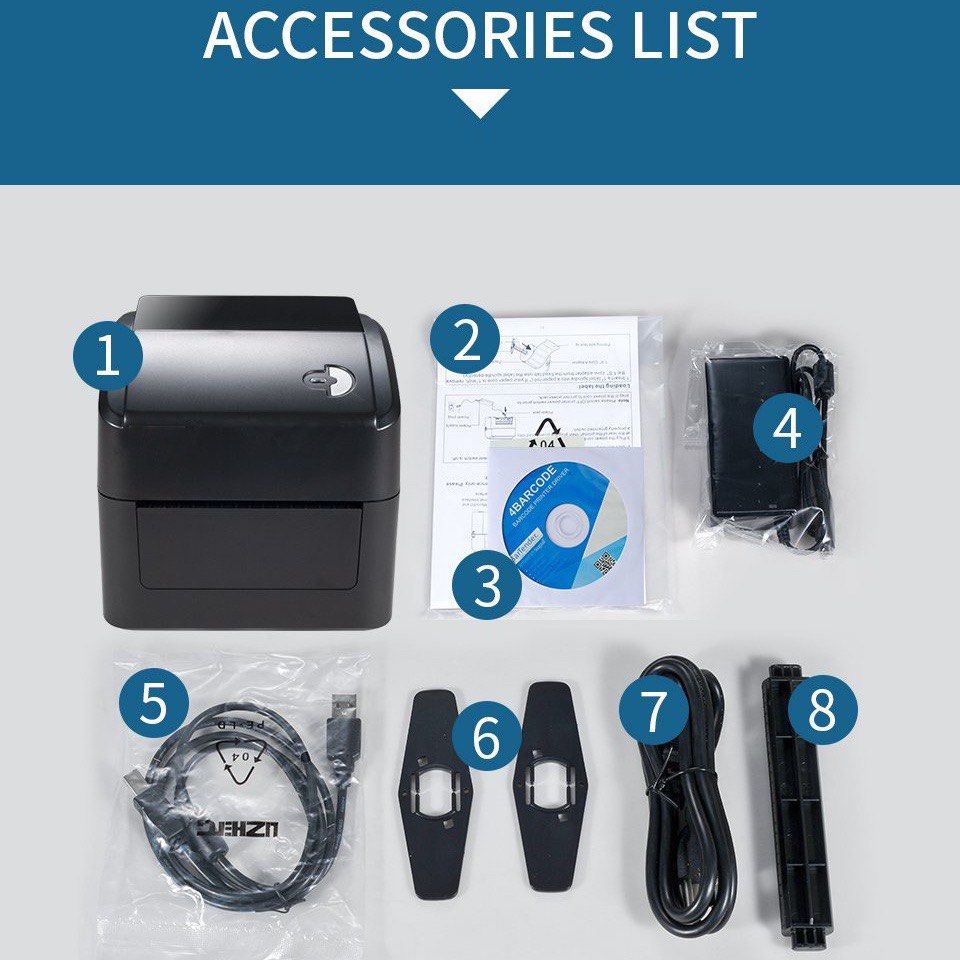 Easylabeltech Thermal Printer USB + WIFI for Waybill Barcode Label ...