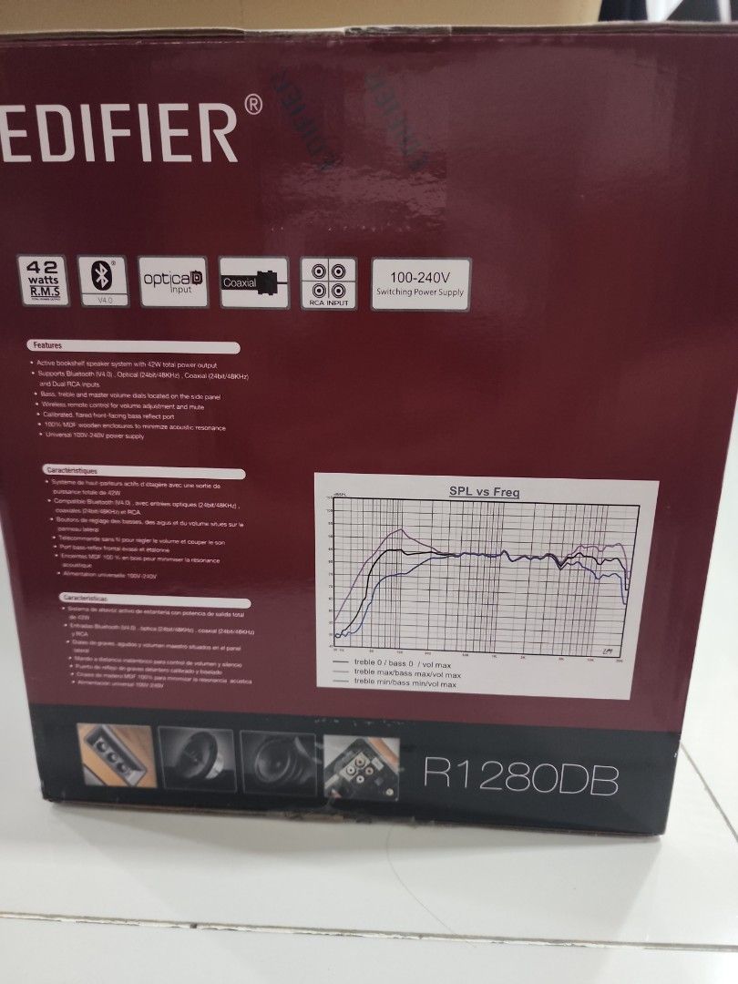 EDIFIER R1280DB Multimedia Speaker, Audio, Soundbars, Speakers & Amplifiers on Carousell