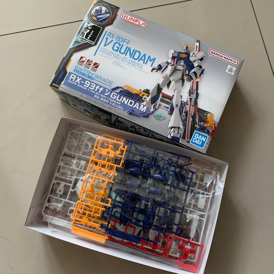 EG 1/144 RX-93FF Nu GUNDAM ( rx-93 GUNDAM base limited item ), Hobbies & Toys, Toys & Games on ...