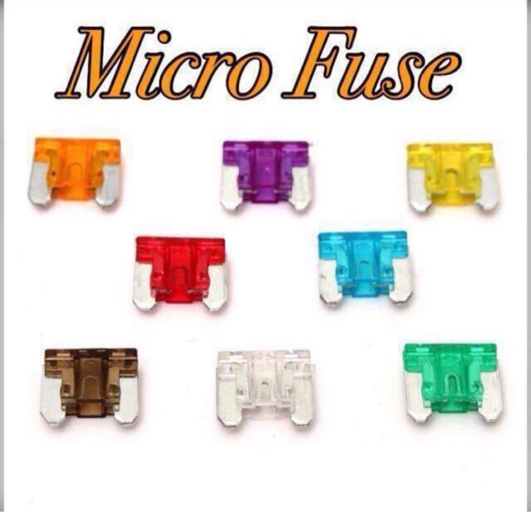Electronic fuse, micro, mini, medium, standard fuse, Motorcycles ...