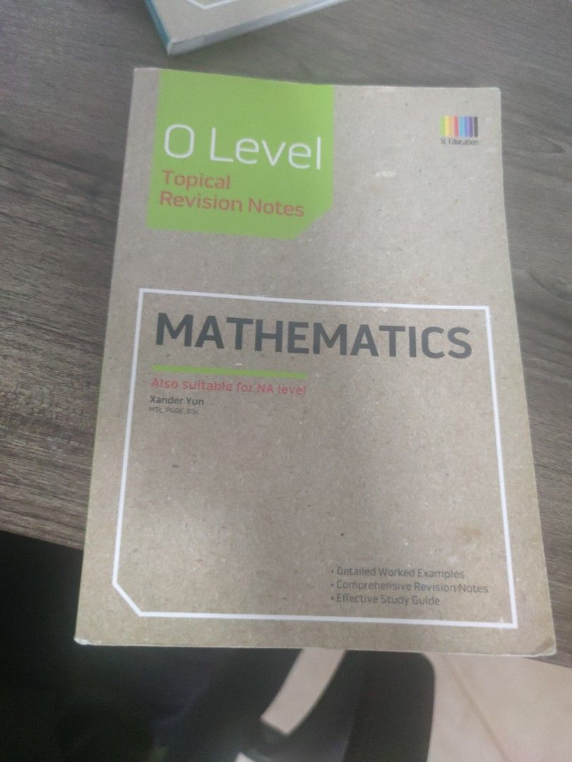 Elementary Mathematics O Levels Topical Revision Notes, Hobbies & Toys ...