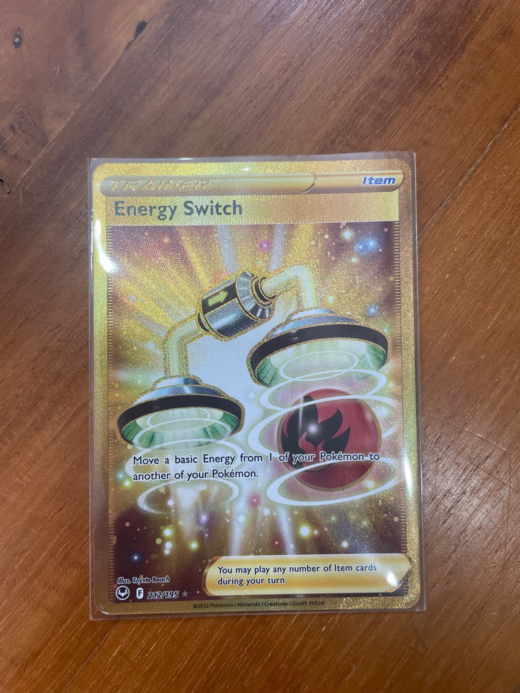 Energy switch gold trainer, Hobbies & Toys, Toys & Games on Carousell