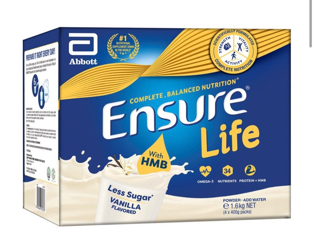 Ensure milk - 4 packs in one, Health & Nutrition, Health Supplements ...