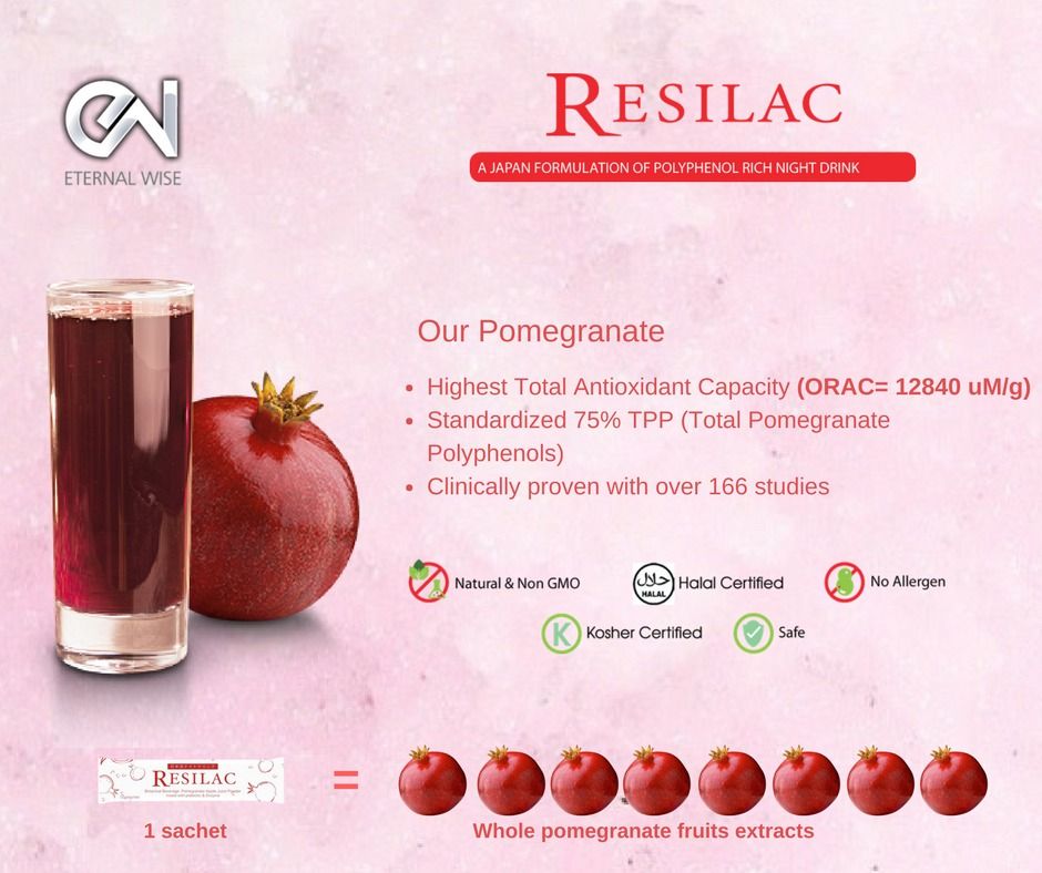 Eternal Wise Resilac (12g X 21 sachets) Detox Drink Made In USA, Health ...