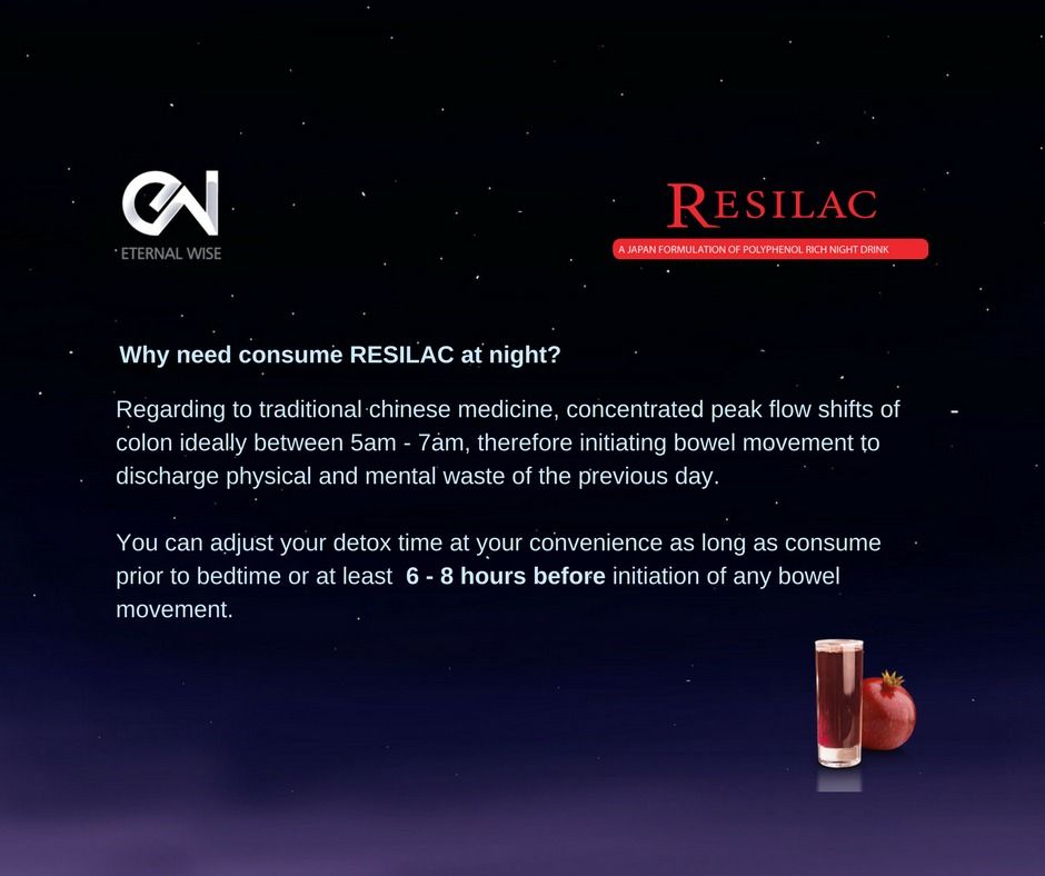 Eternal Wise Resilac (12g X 21 sachets) Detox Drink Made In USA, Health ...