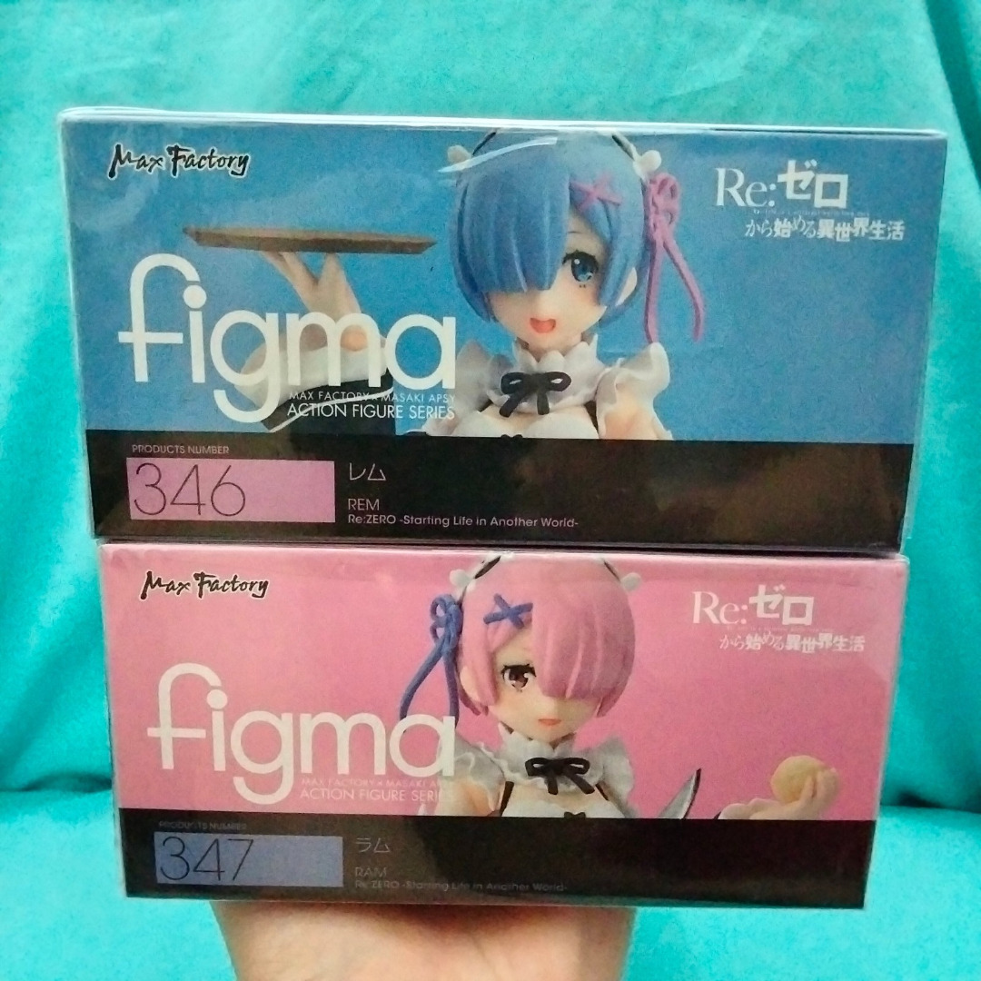 Figma Rem & Ram - Re:Zero Kara Hajimeru Isekai Seikatsu, Toys ...