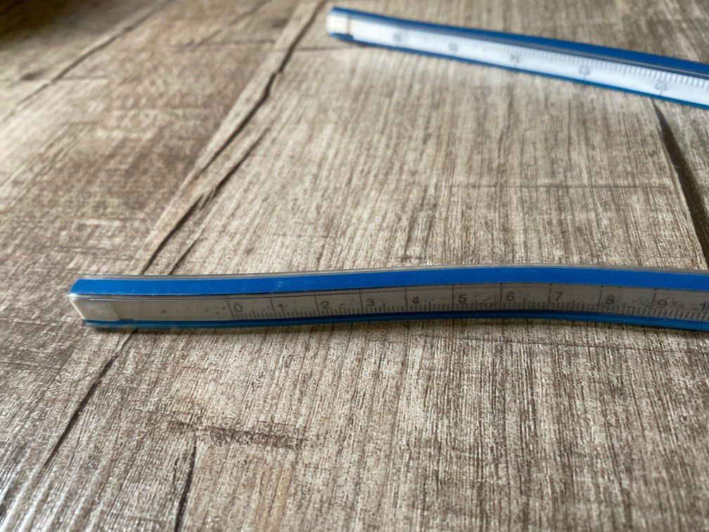 Flexible curve ruler rubber ruler, Hobbies & Toys, Stationery & Craft ...