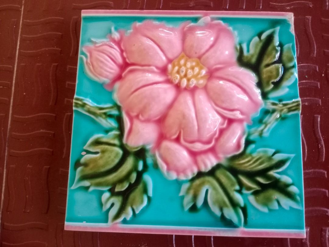 FLOWER , Different design - Embossed HIGH RELIEF - PERANAKAN BABA ...