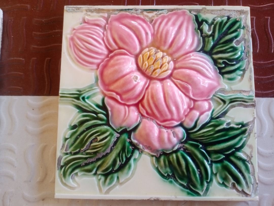 FLOWER , Different design - Embossed HIGH RELIEF - PERANAKAN BABA ...