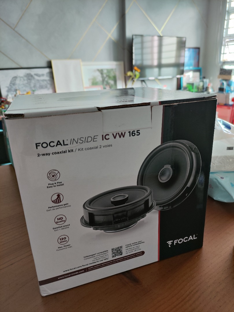 Focal Inside VW IC VW 165 (BNWB), Car Accessories, Accessories on Carousell