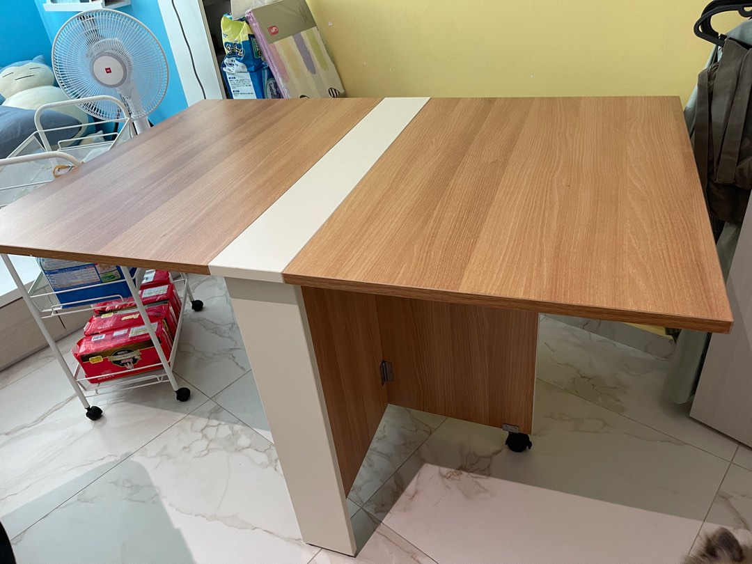 Foldable study Table, Furniture & Home Living, Furniture, Tables & Sets ...