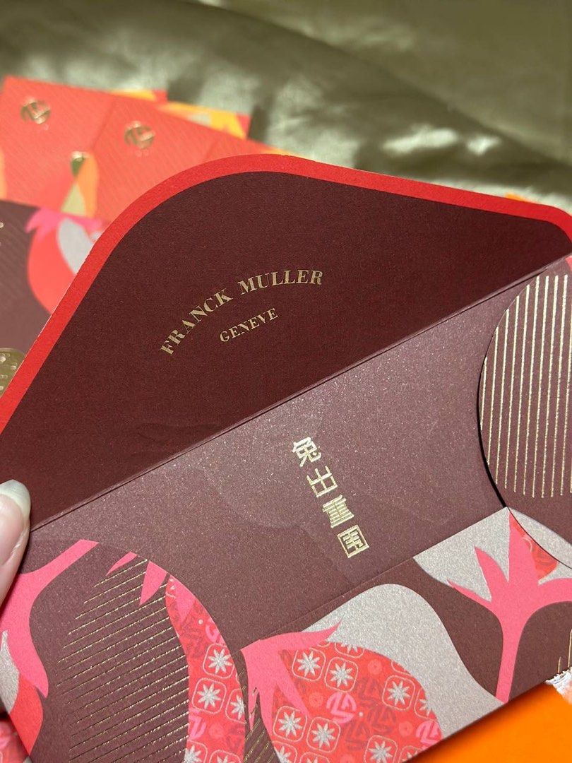 Franck Muller ang pow hong pao red packet, Hobbies & Toys, Stationery ...