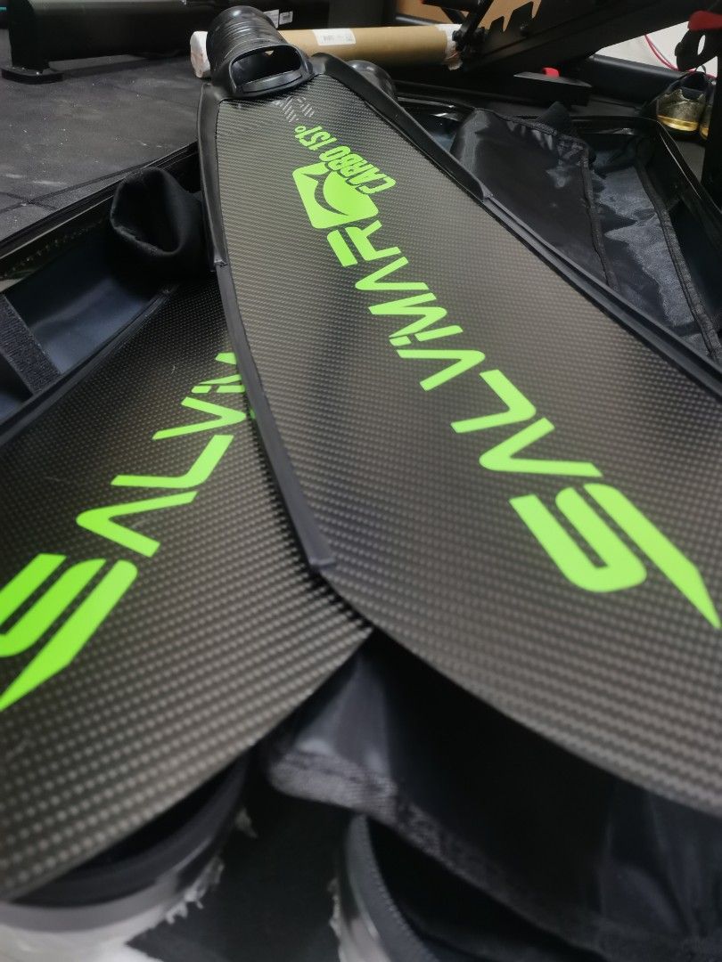 Freediving carbon fin SALVIMAR CARBO 151, Sports Equipment, Sports & Games, Water Sports on ...