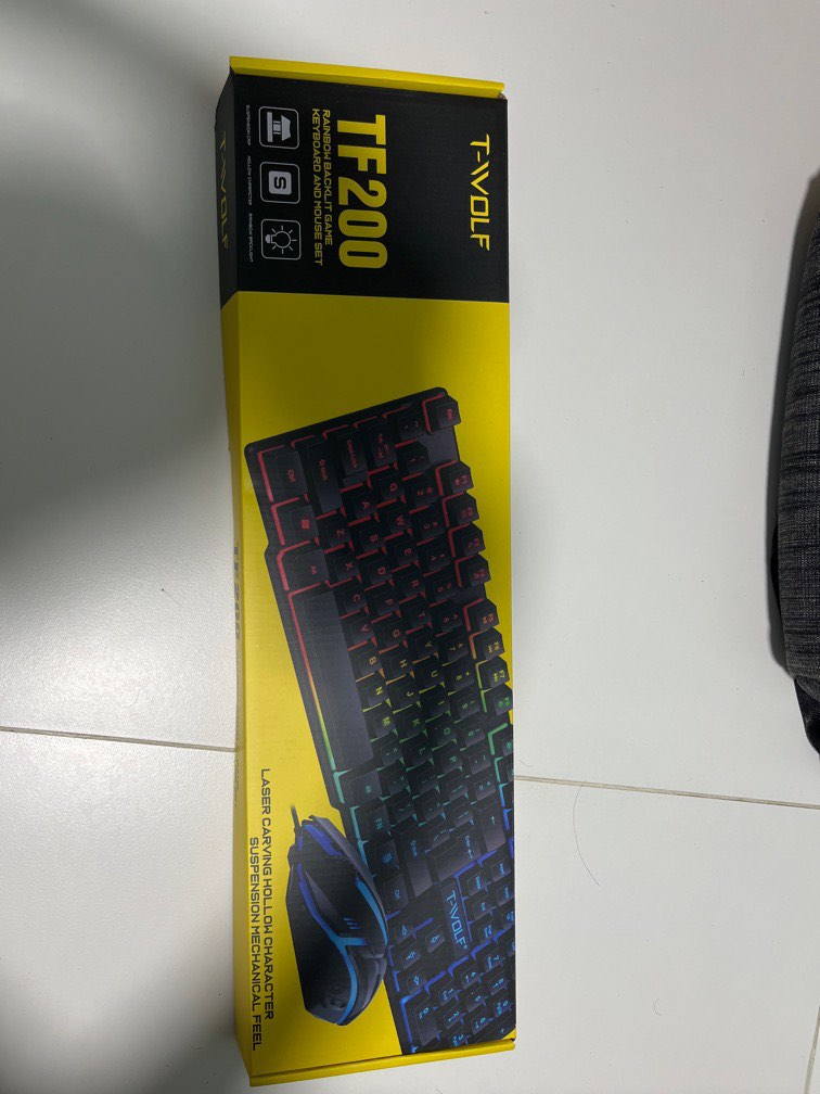 Gaming Keyboard And Mouse Tf200 Computers And Tech Parts And Accessories Computer Keyboard On