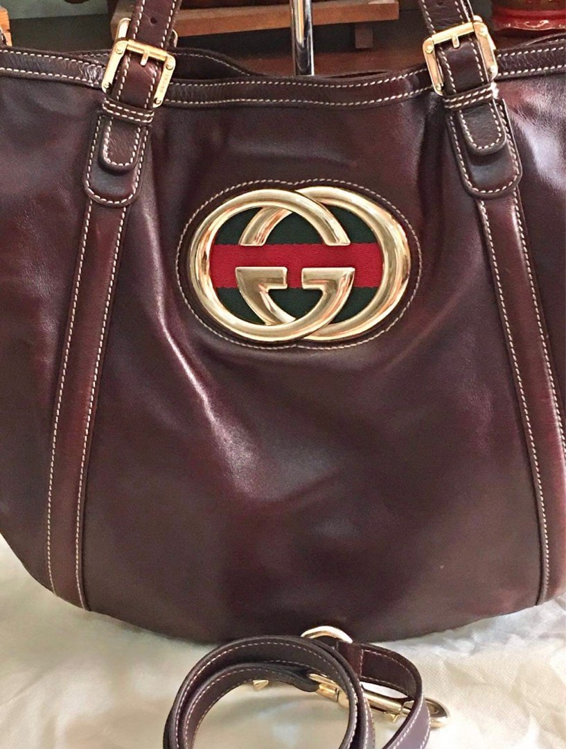 gucci two way, Luxury, Bags & Wallets on Carousell