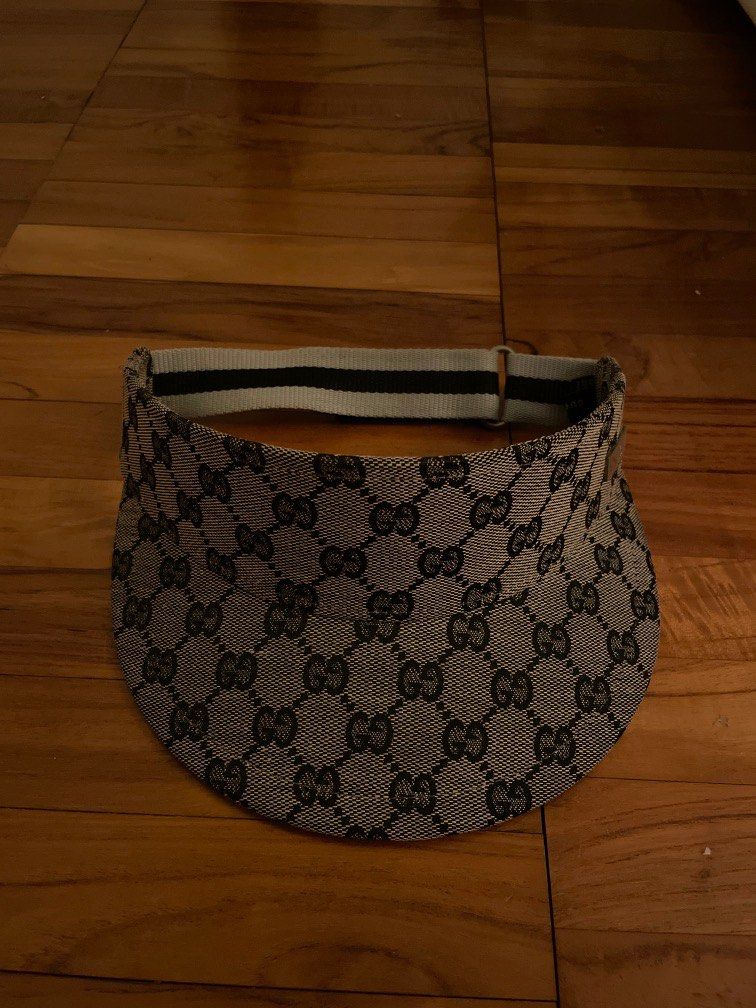 Gucci visor, Women's Fashion, Watches & Accessories, Hats & Beanies on ...