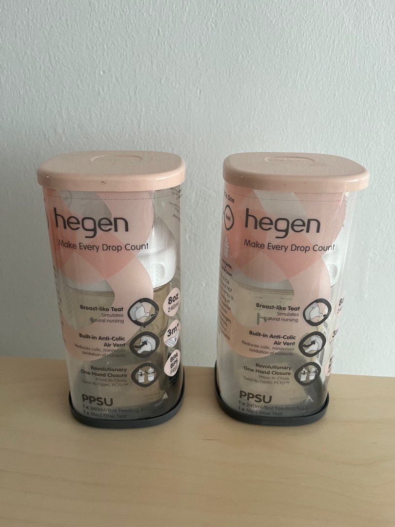 Hegen bottle 240ml, Babies & Kids, Nursing & Feeding, Breastfeeding ...