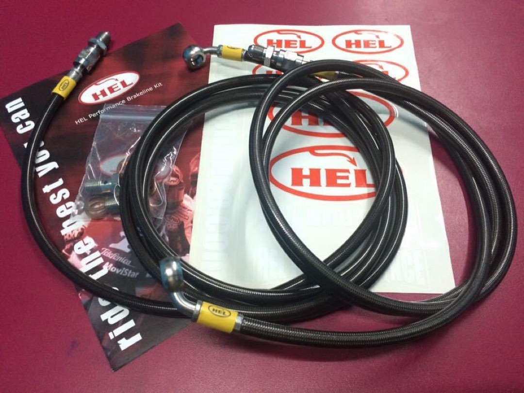 Hel hose carbon , Motorcycles, Motorcycle Accessories on Carousell