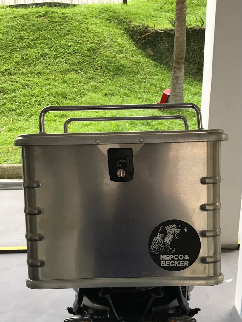 Hepco & becker alu 35 box, Motorcycles, Motorcycle Accessories on Carousell