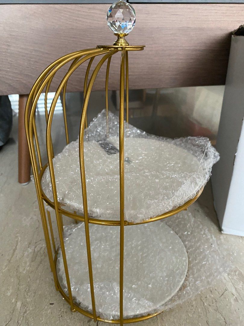 High Tea Two-layer Rack, Furniture & Home Living, Kitchenware ...