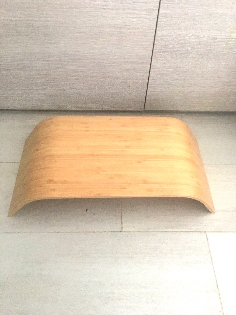 (原價$180) 99%新 IKEA SIGFINN 竹木造 顯示屏 熒幕架 wood computer stand / other ...