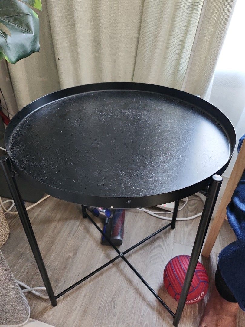 Ikea round table, Furniture & Home Living, Furniture, Tables & Sets on ...