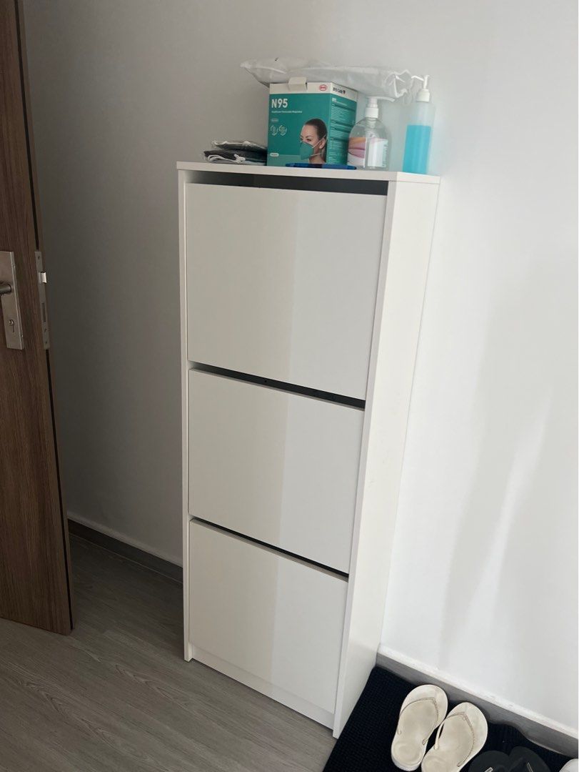 IKEA shoe rack 3 compartment, Furniture & Home Living, Furniture ...