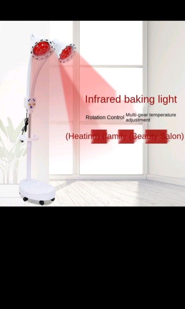 Infrared physiotherapy lamp ( floor standing / 275W), Beauty & Personal ...
