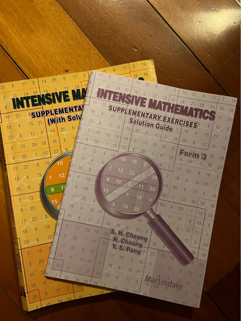 Intensive Mathematics Form 3 exercise with answer, 興趣及遊戲, 書本 & 文具, 教科書 ...