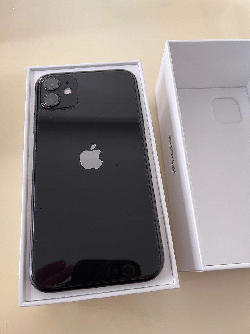 Iphone 11 Black 128GB with box, Mobile Phones & Gadgets, Mobile Phones ...