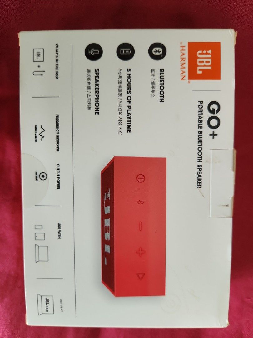 New Unopened Jbl Go Portable Bluetooth Speaker Audio Soundbars Speakers Amplifiers On