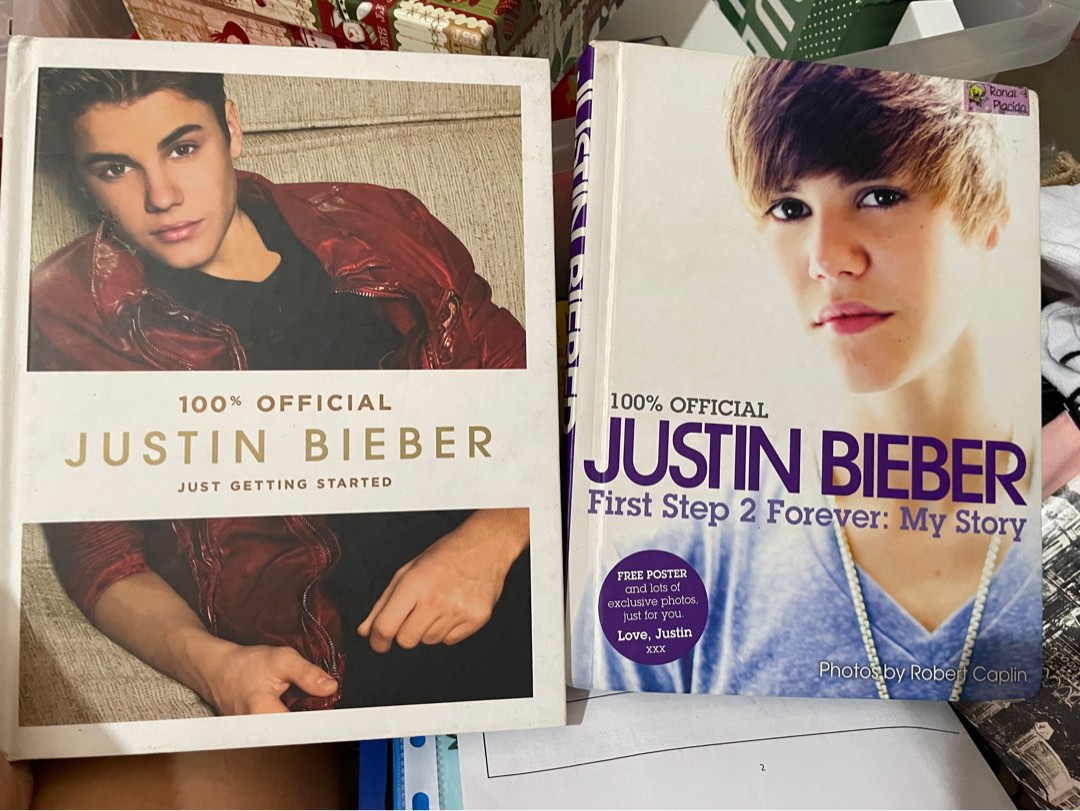 Justin Bieber official books, Hobbies & Toys, Books & Magazines ...