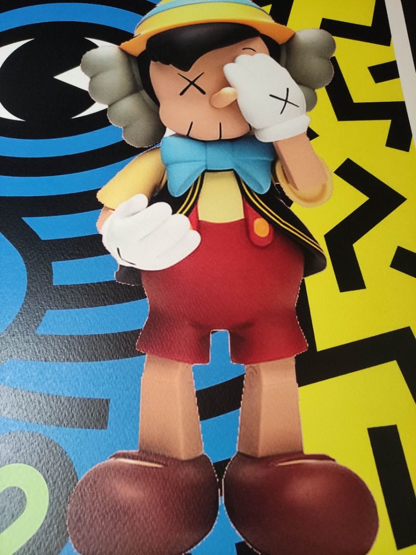 Kaws Pinocchio x Keith Haring Death nyc Lithograph Signed Numbered ...