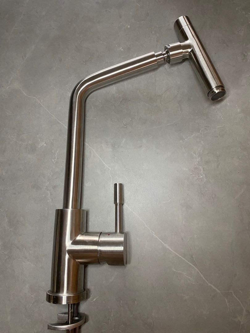 Kitchen Tap - Rubine INOX 7046 mixer, Furniture & Home Living, Bathroom ...