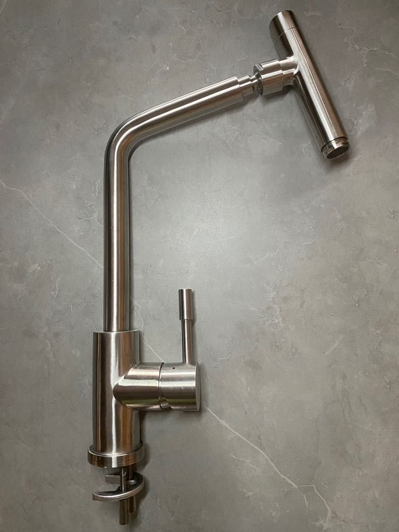 Kitchen Tap - Rubine INOX 7046 mixer, Furniture & Home Living, Bathroom ...