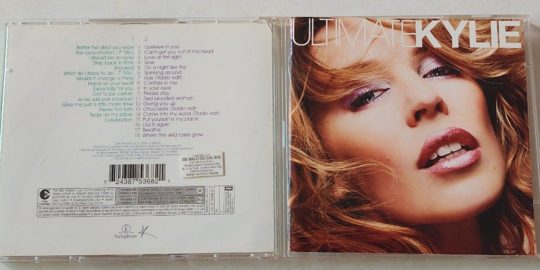 Kylie Minogue ~ Ultimate ( PRINTED IN THE EU ) 2CD, Hobbies & Toys ...